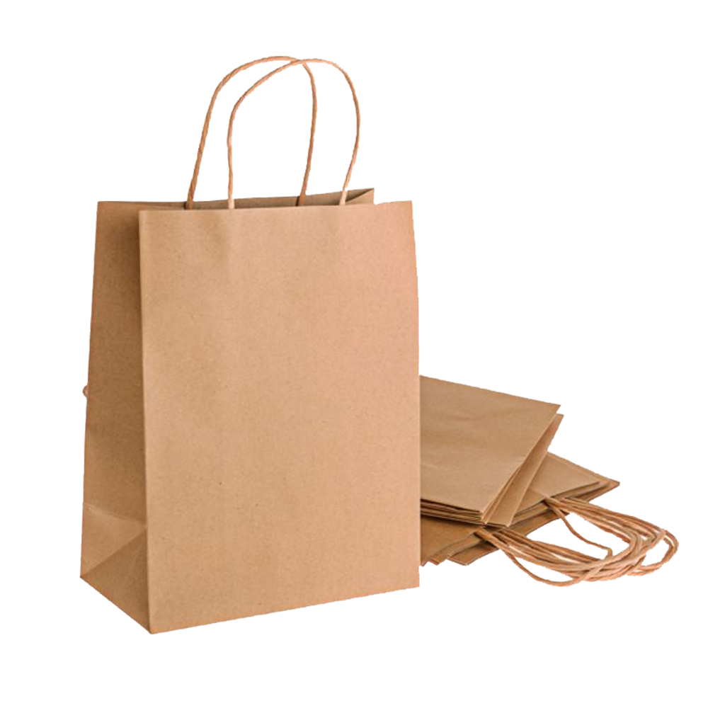 Twisted Handle Brown Paper Bag – Limitless Packaging